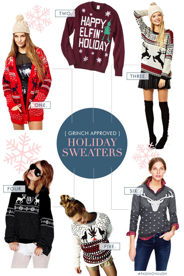 6 Grinch-Approved Holiday Sweaters – Fashionlush
